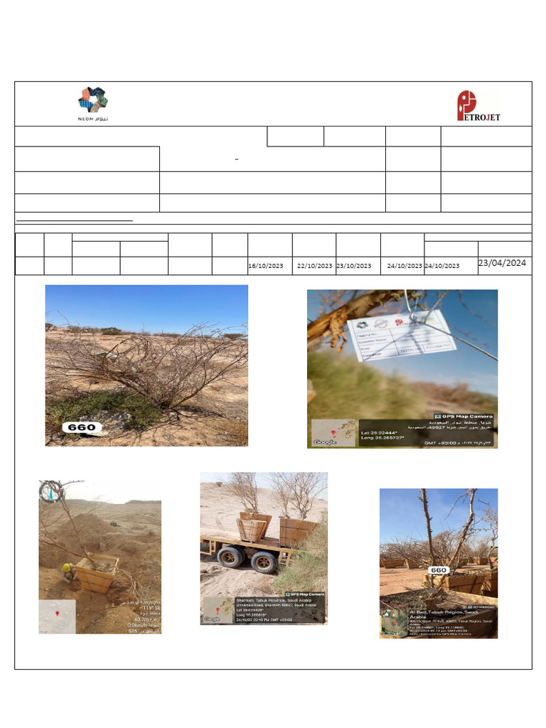 Trees Translocation Survey Report | PDF