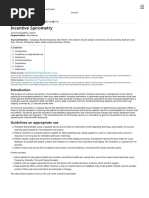 Incentive Spirometer Usage Guide | PDF