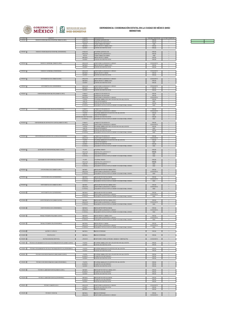 Uniformes IMSS Bienestar 2025 | PDF | Softlines (venta minorista) | Moda