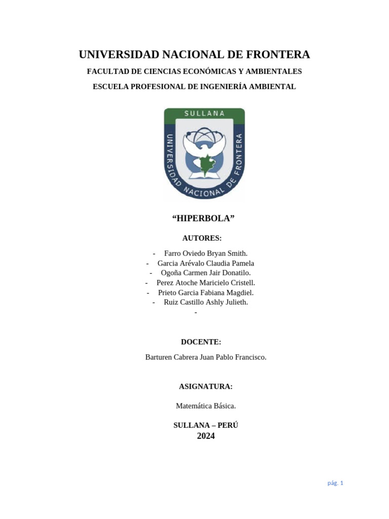 Características y Aplicaciones de la Hipérbola | PDF | Asíntota ...