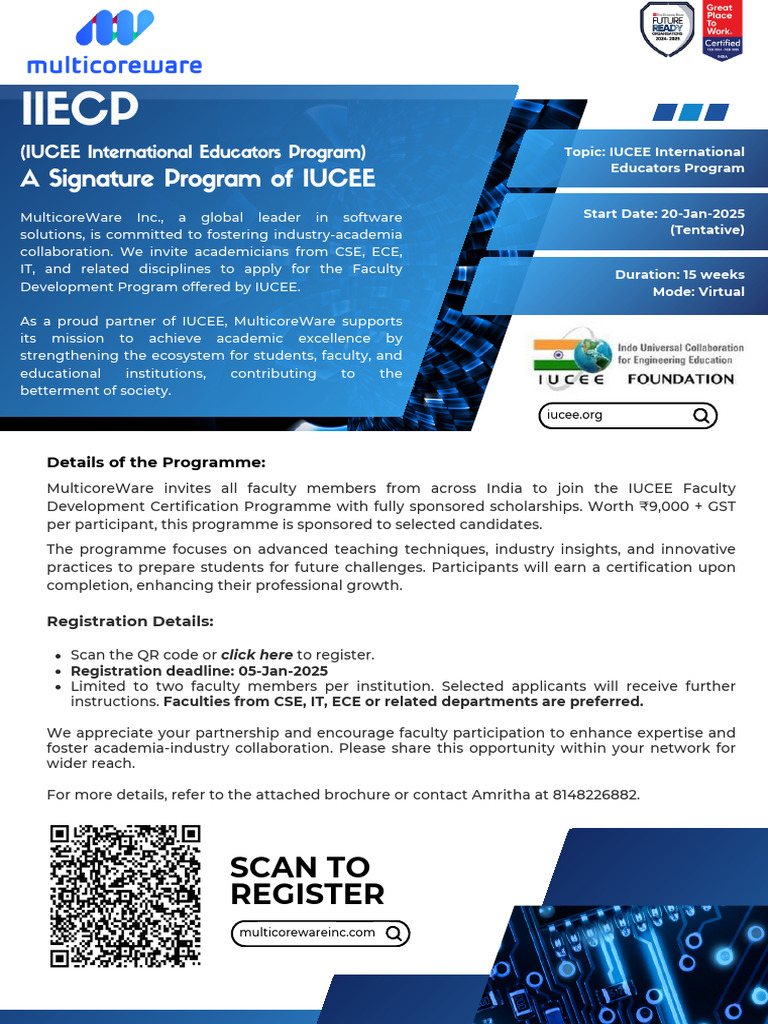 IIECP (IUCEE International Educators Program) v2.0 | PDF