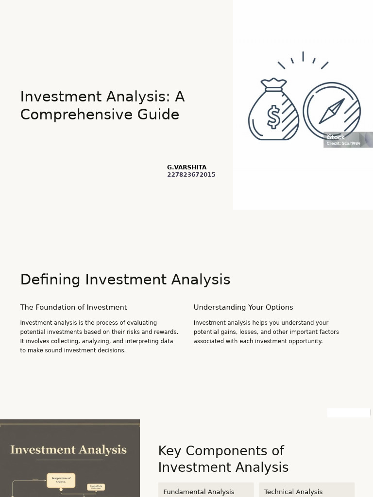 Investment Analysis Essentials | PDF | Investing | Valuation (Finance)