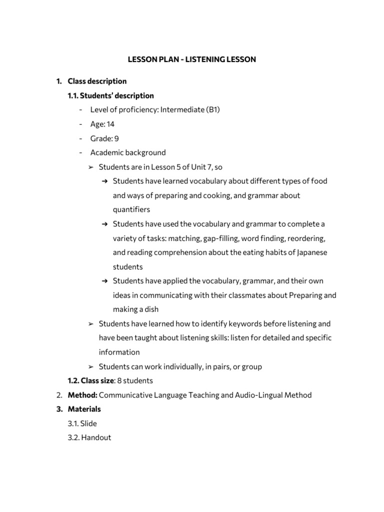 (EDTS) Lesson Plan - Draft 2 | PDF | Vocabulary | Human Communication