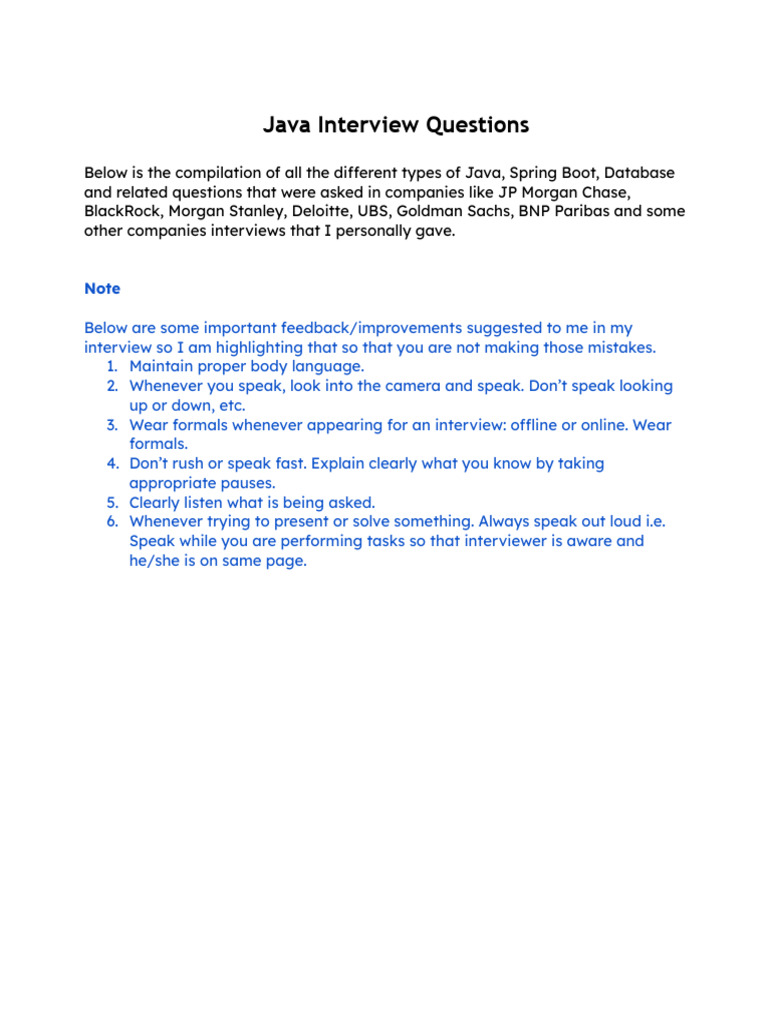 Java Questions | PDF | Method (Computer Programming) | Class (Computer ... Java Questions | PDF | Method (Computer Programming) | Class (Computer ...