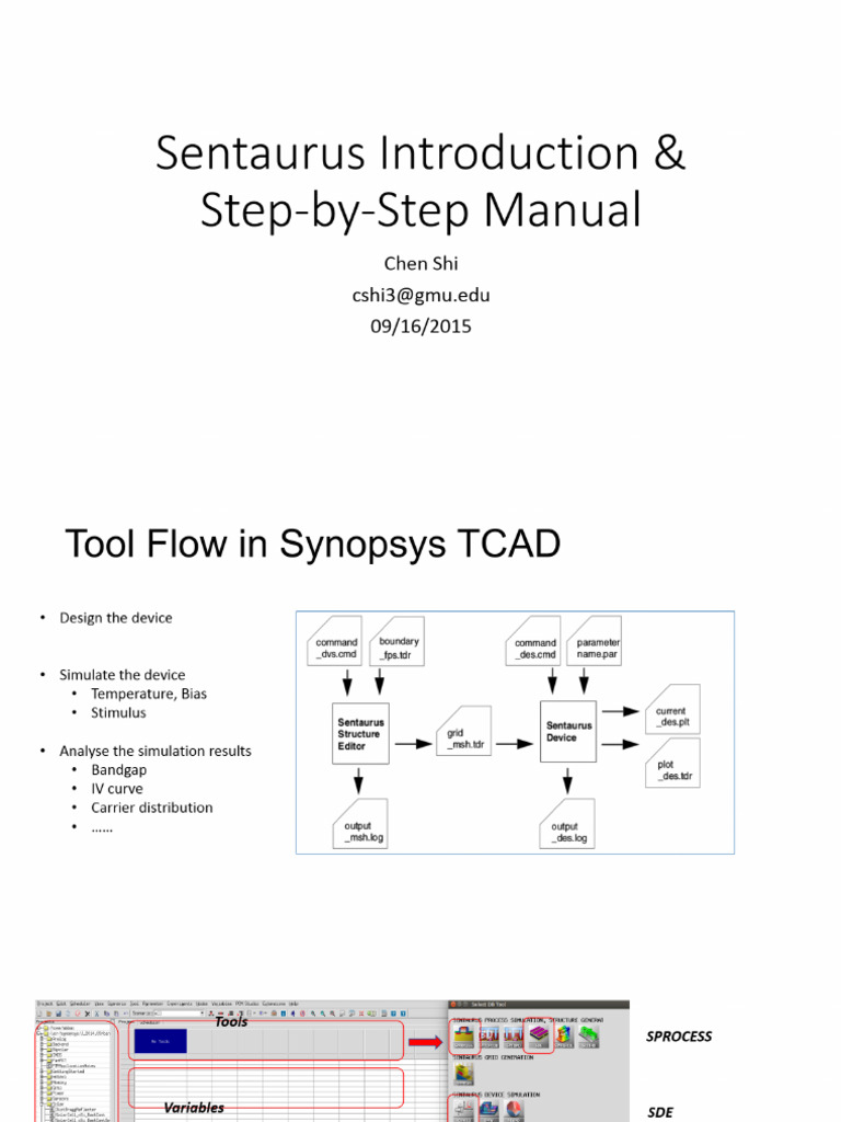 Sentaurus Introduction & Step-by-Step Manual | PDF