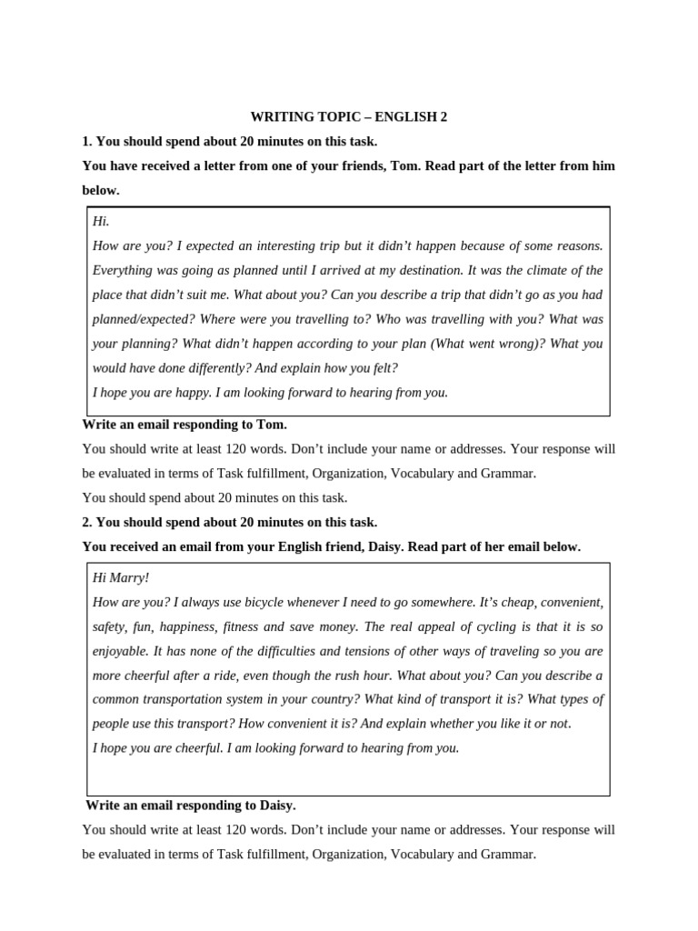 CHỦ ĐỀ VIẾT THƯ TA2 SPEAKOUT 22.08.2021 | PDF | Vocabulary | English Language