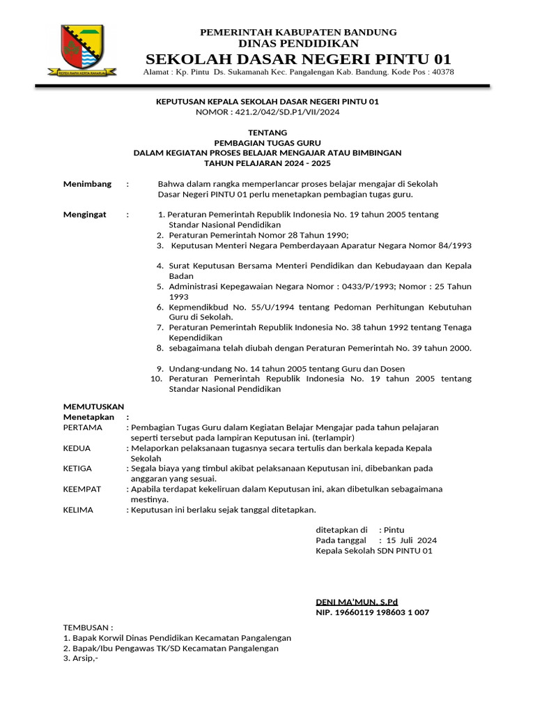 SK-PTM 2024-2025 | PDF