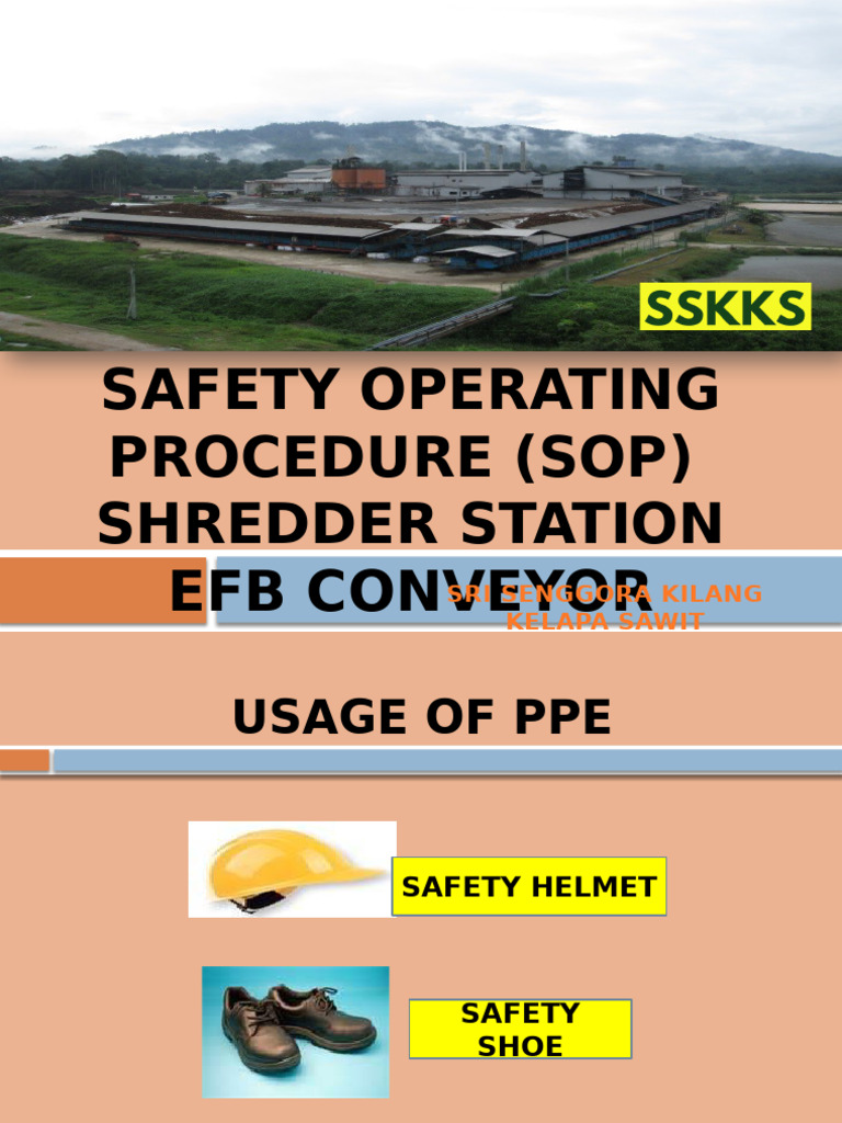 presentation SOP CONVEYOR | PDF