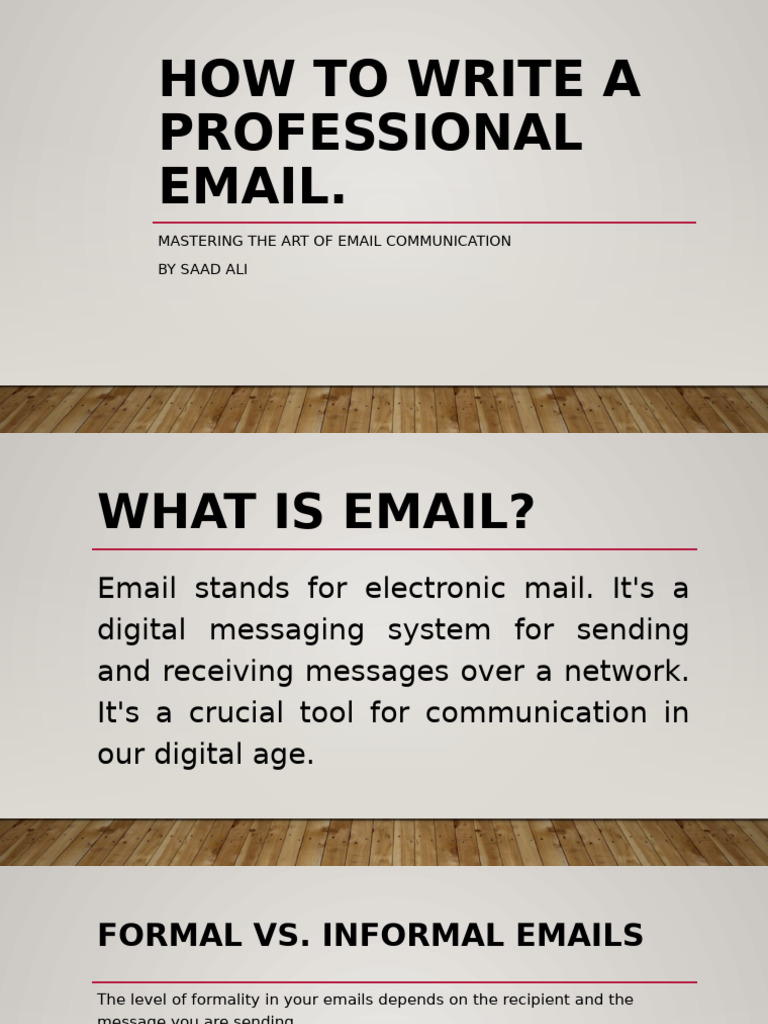 How to Write a Professional Email | PDF | Cyberspace | Computing