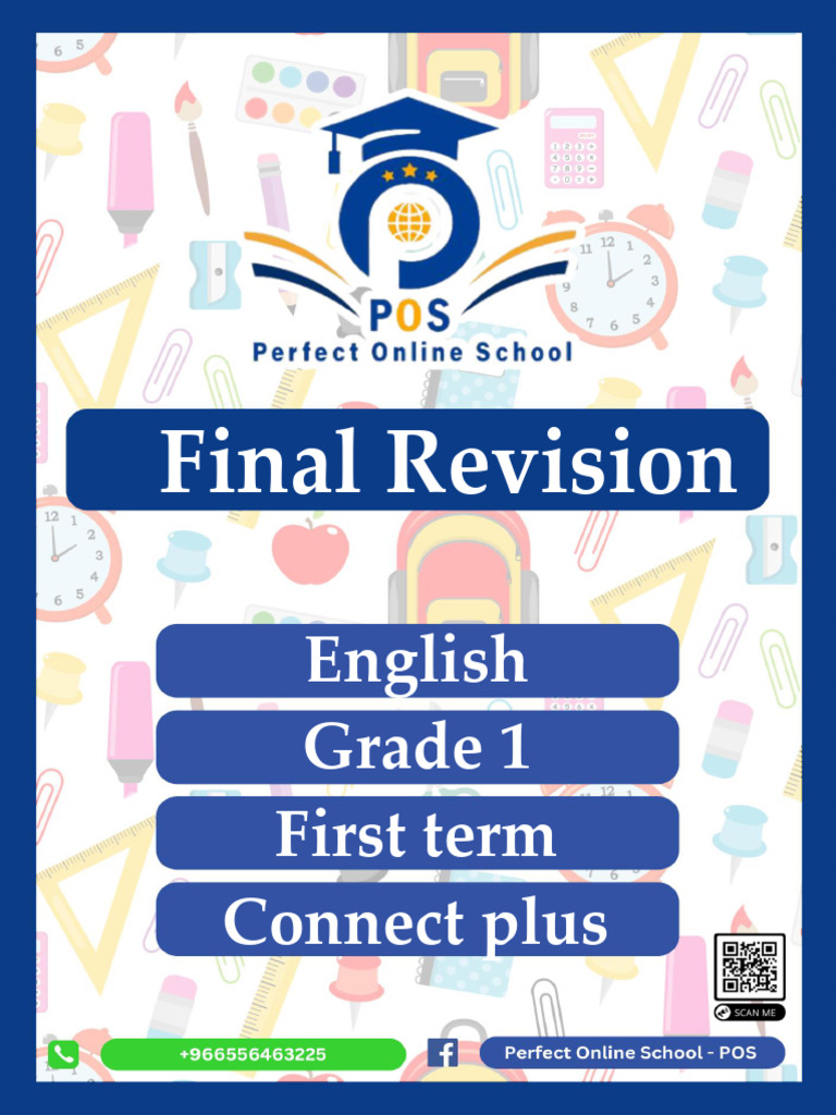 Final Revision Connect Plus First Term | PDF | Grammatical Number | Plural