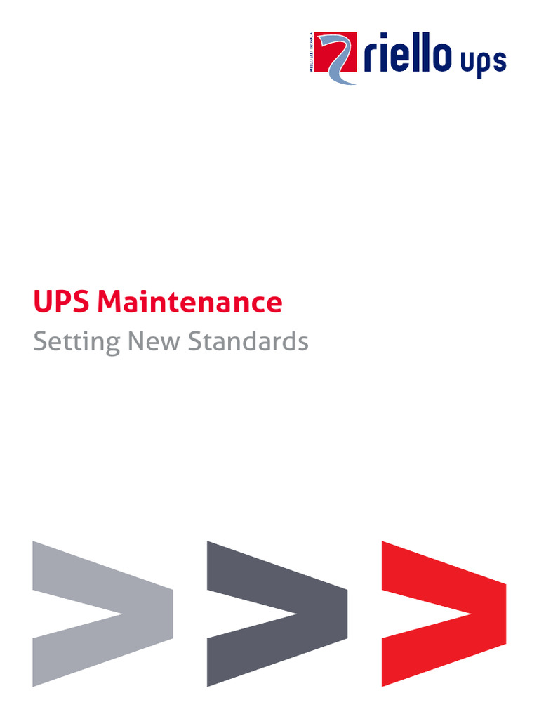 UPS Maintenance Brochure UK | PDF | Capacitor | Leak