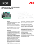 RTU530CID02 DIN Rail RTU Data Sheet | PDF | Relay | Input/Output