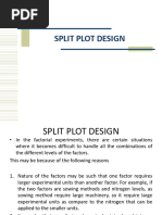 5-Split and Strip Plot Designs PDF | PDF | Errors And Residuals | Degrees Of Freedom (Statistics)