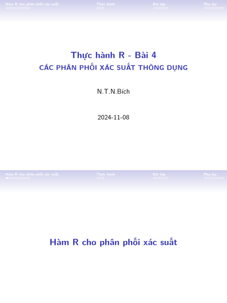 TH C Hành R - Bài 4 | PDF