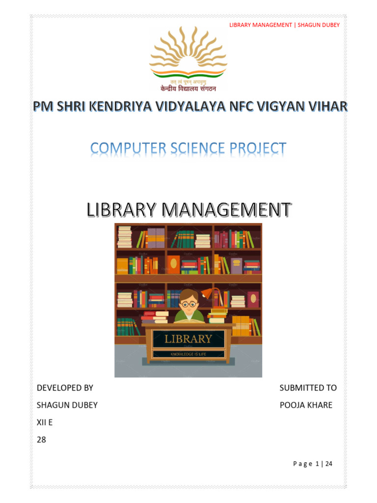 LIBRARY MANAGEMENT 1 | PDF | Libraries | Databases