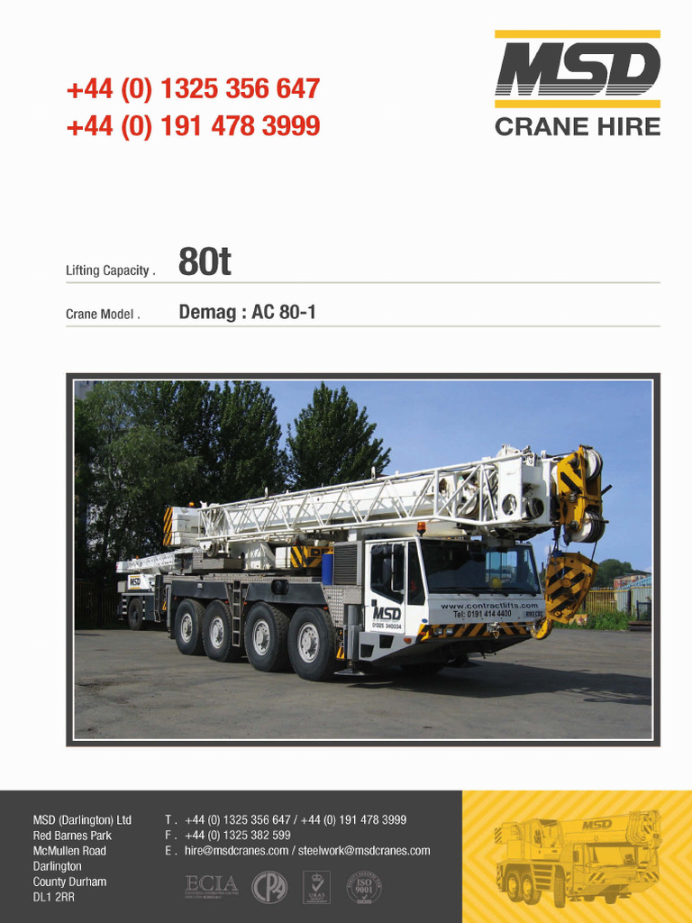 Demag AC80-1 80T | PDF