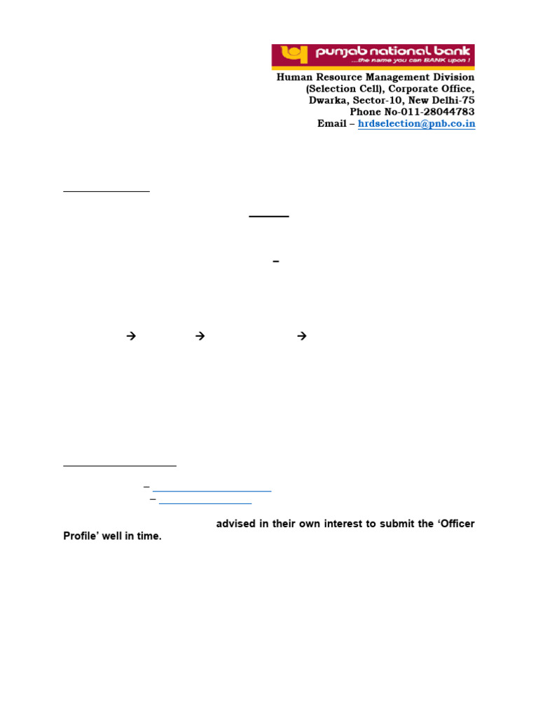 OFFICER PROFILE S3 To S4 | PDF