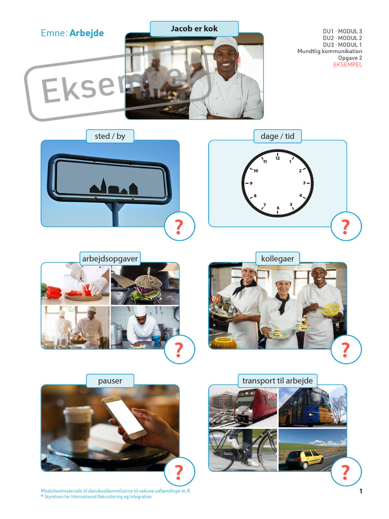 Eksempel Jacob - Du3 m1 - Opg 2 | PDF