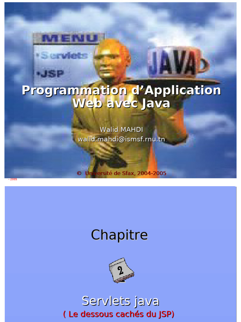 servlet | PDF | Java (Langage de programmation) | Internet
