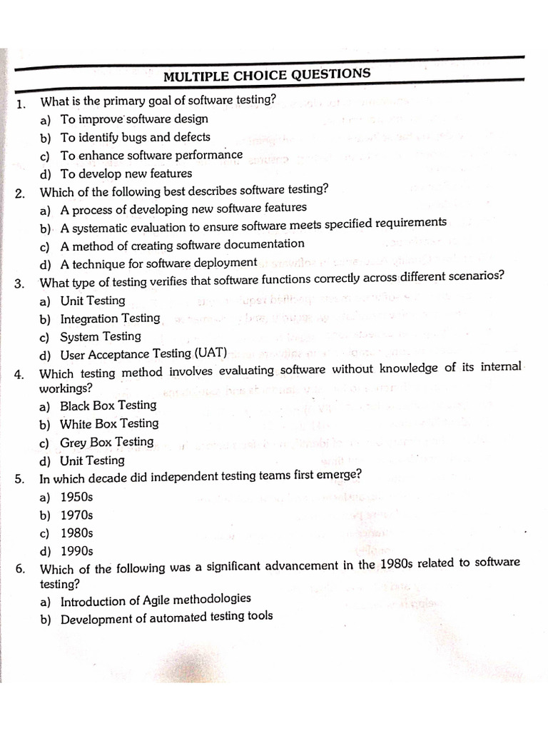 MCQS With Answers Unit 2 SPM | PDF