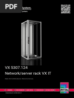 Datasheet - Rittal 42U Server Cabinet | PDF | Door | Sheet Metal