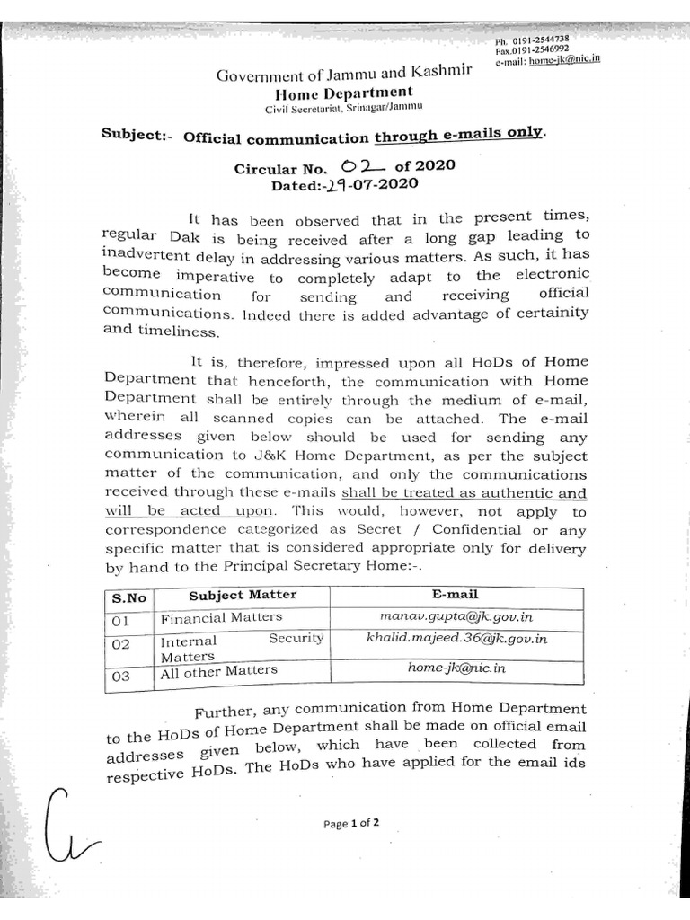 Circular | PDF