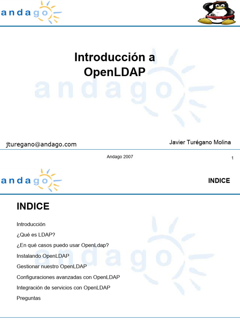 Openldap 090312052628 Phpapp01 | PDF | Arquitectura de internet | Internet