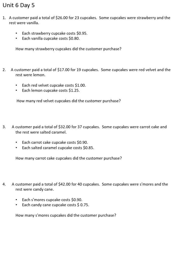 U6 D5 Studetns Version | PDF
