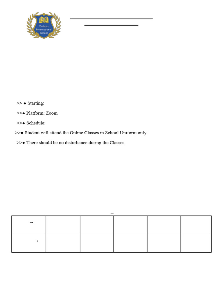 Class Prep Online Classes Time Table | PDF