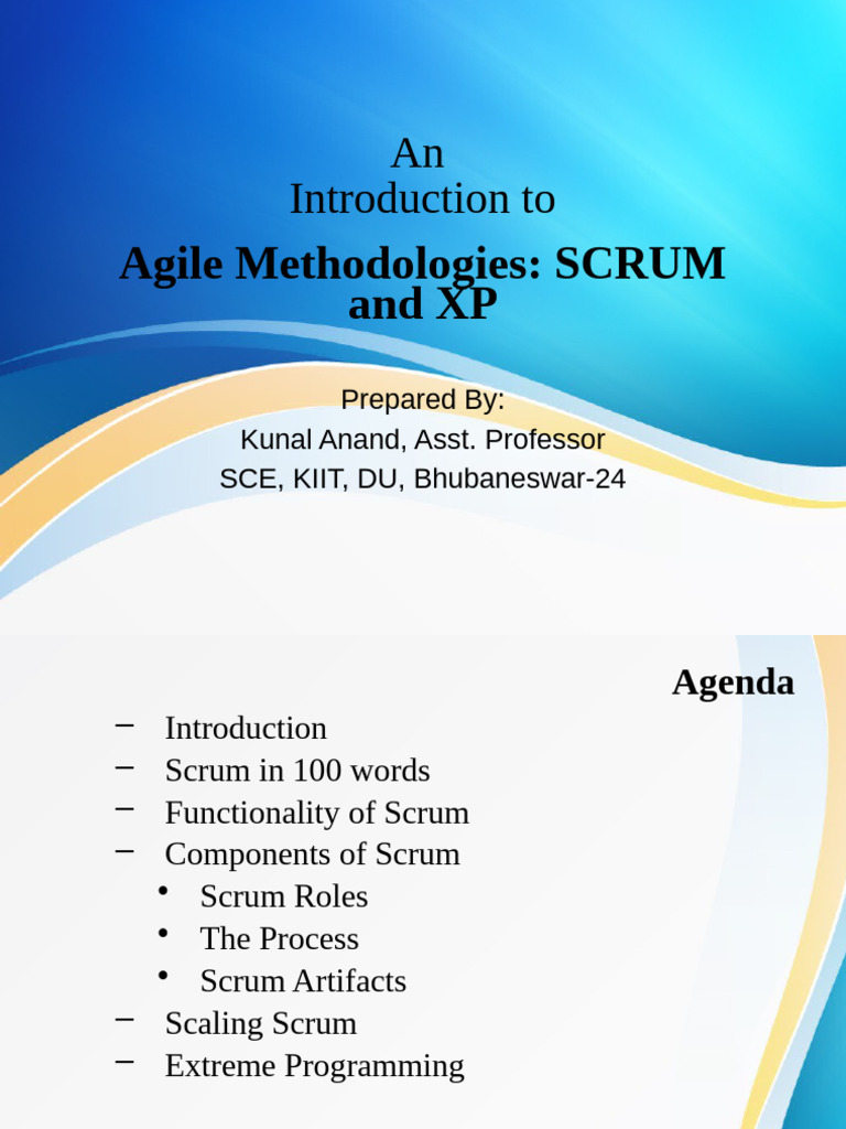 Ch-02 Agile Methodology | PDF | Scrum (Software Development) | Computer Engineering
