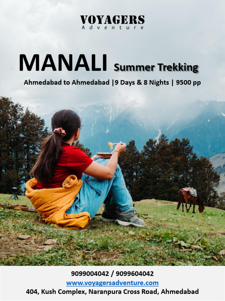 Voyagers Manali Summer Trek 2024 | PDF