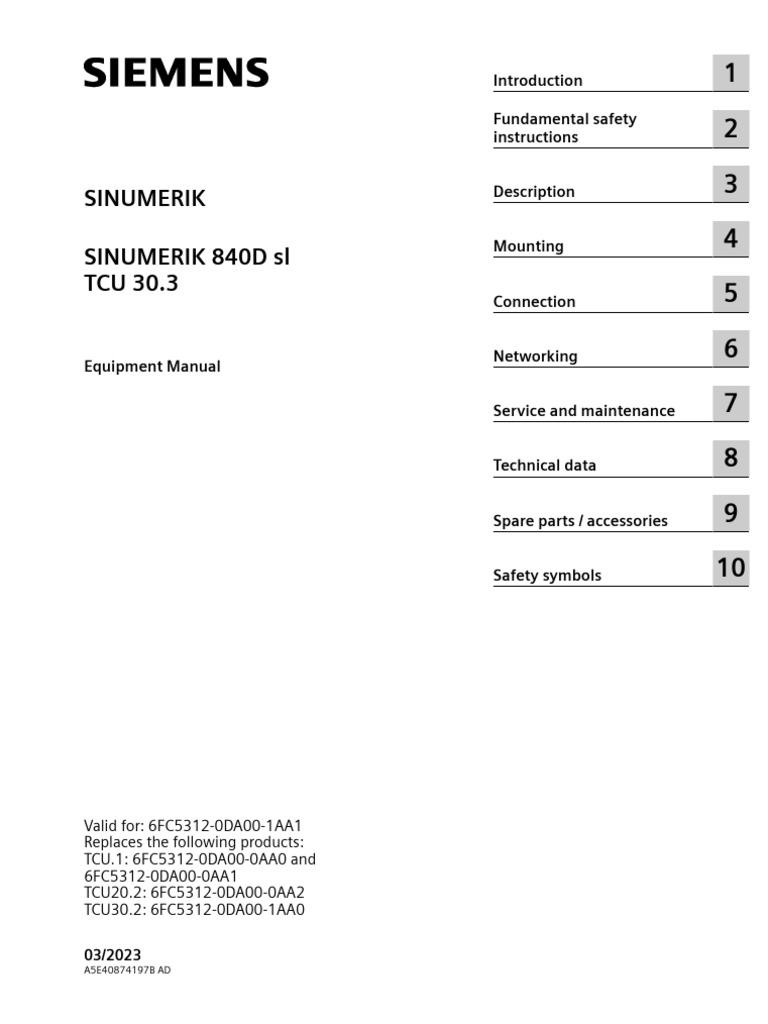 840Dsl_TCU30_3_equip_man_0323_en-US | PDF | Electrostatic Discharge | Computer Security