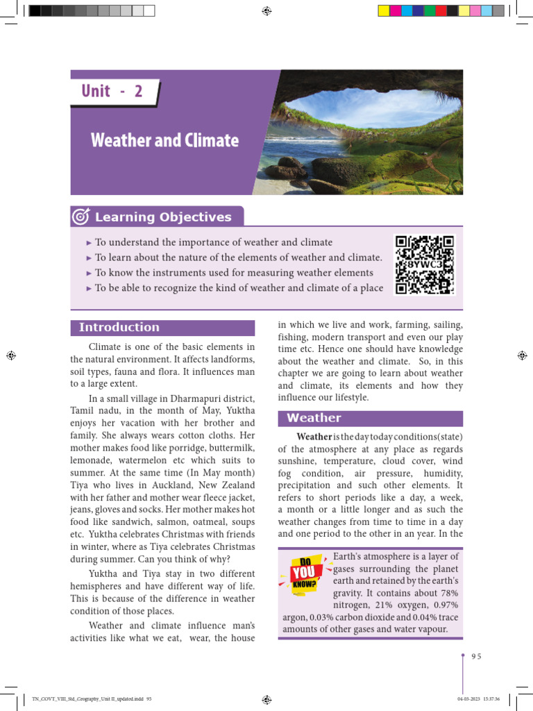 8th - Social Science - EM - Text-101-109 | PDF | Atmosphere Of Earth ...
