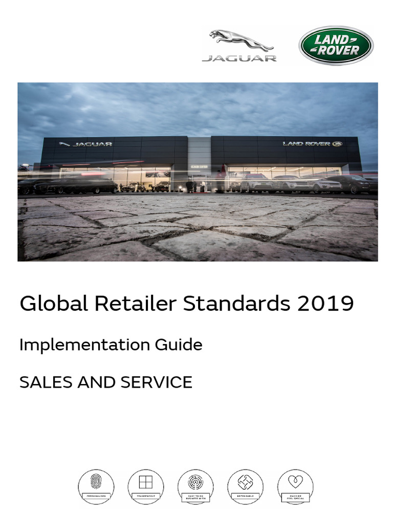 JLR Sales and Service Standards Guide | PDF | Databases