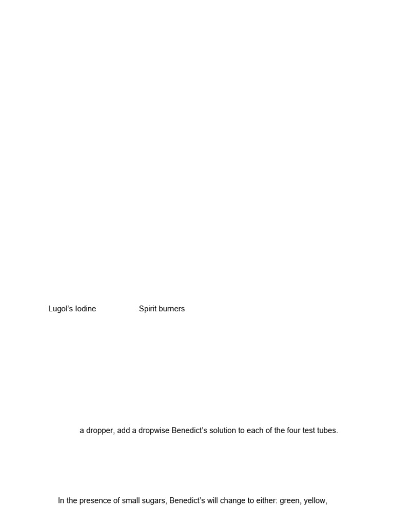 Identifying Biomolecules in Lab 3 | PDF | Biomolecules | Carbohydrates