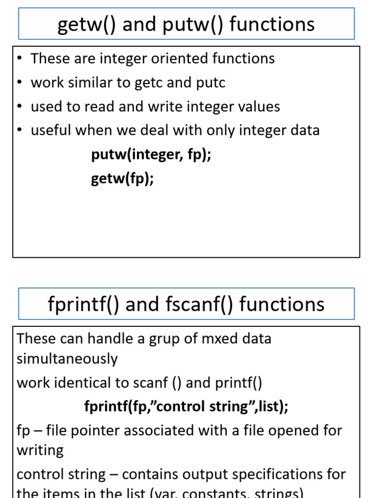 File I/O Functions and Command Line Args | PDF | Parameter (Computer ...