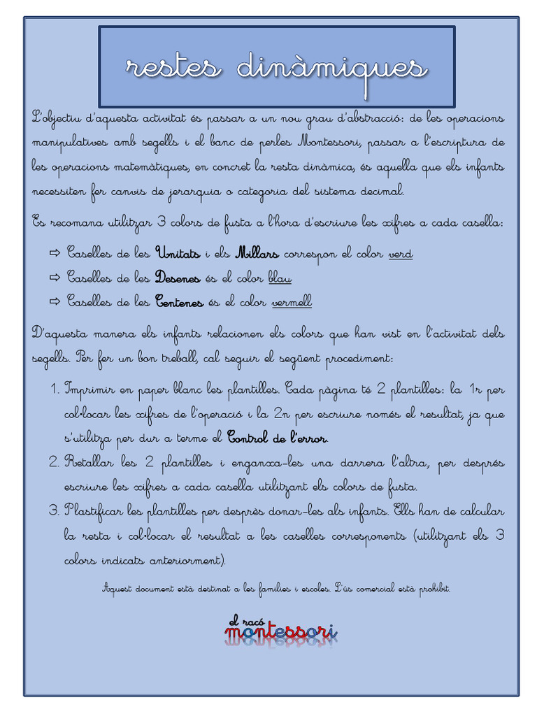 Restes Dinàmiques | PDF