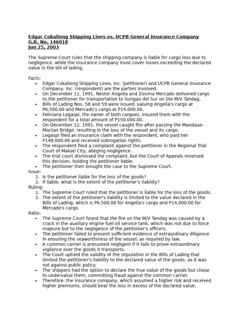 Set 2 - Case Digests Comlaw2 | PDF | Damages | Negligence