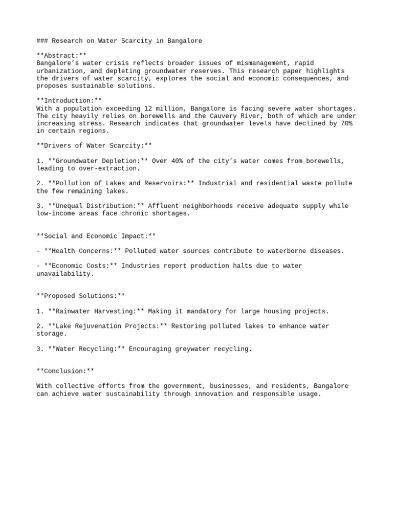 Water_Scarcity_Research | PDF