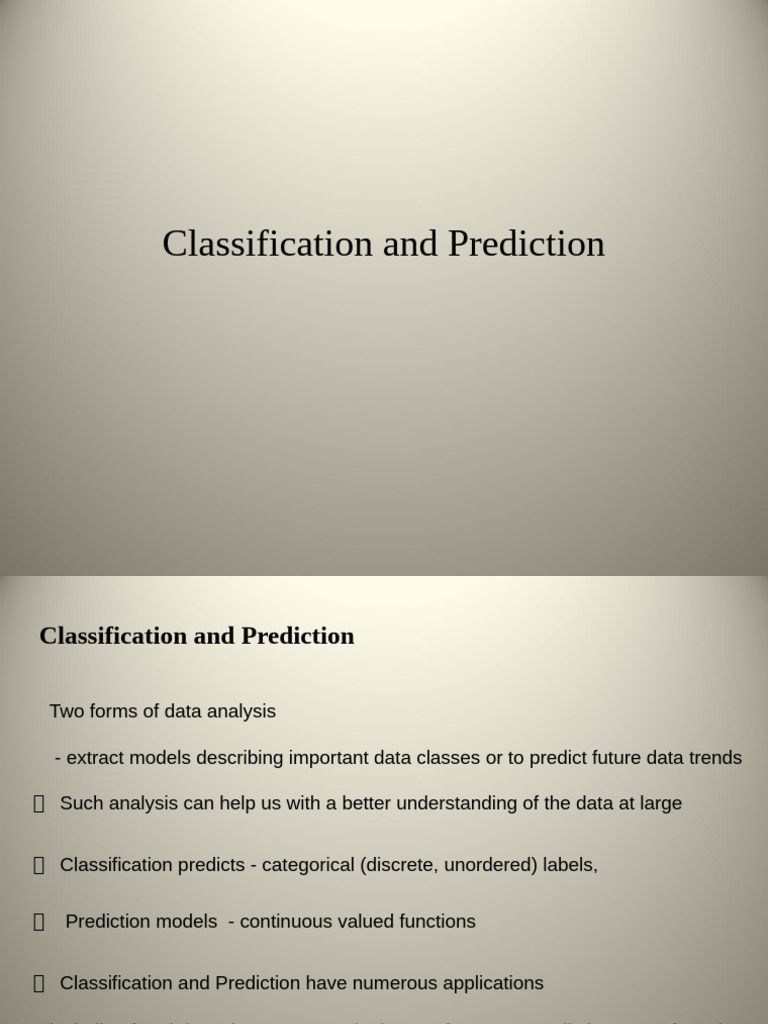 10 Classification2022 | PDF | Statistical Classification | Prediction