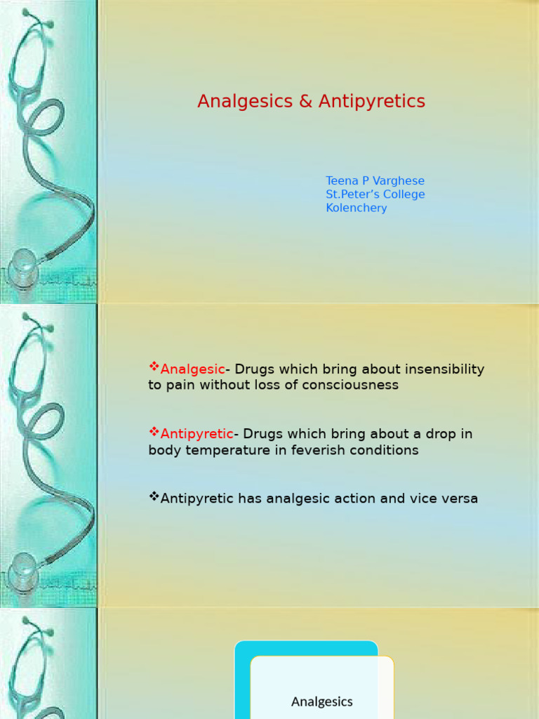 Analgesics & Antipyretics | PDF | Aspirin | Analgesic