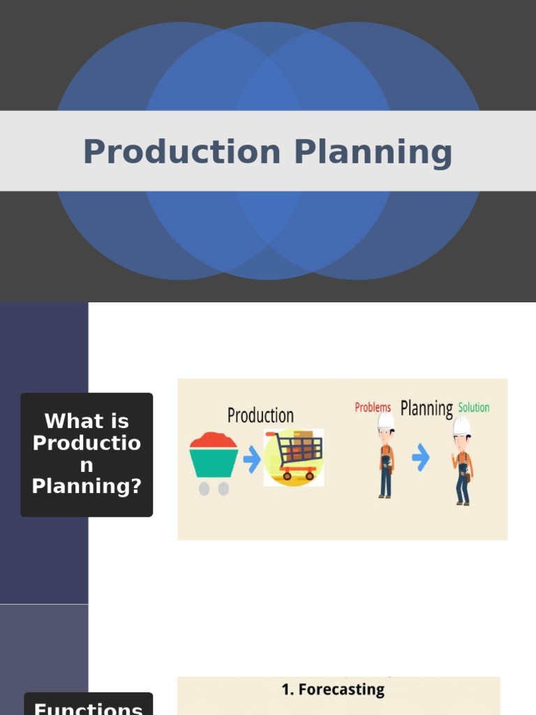 Production Planning | PDF