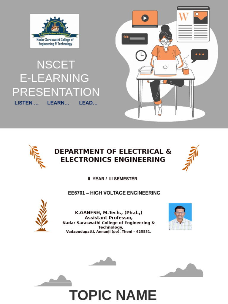 EE8701 HVE UNIT 1 | PDF | Electrical Substation | Lightning