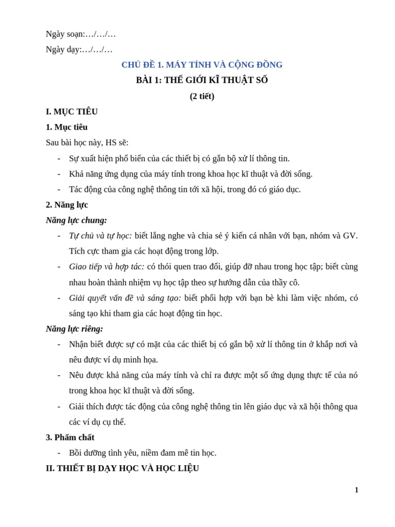 b1 Kithuatso Tin9 KNTT | PDF