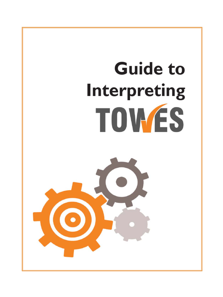 Guide To Interpreting Towes March10 | PDF | Literacy | Adult Education