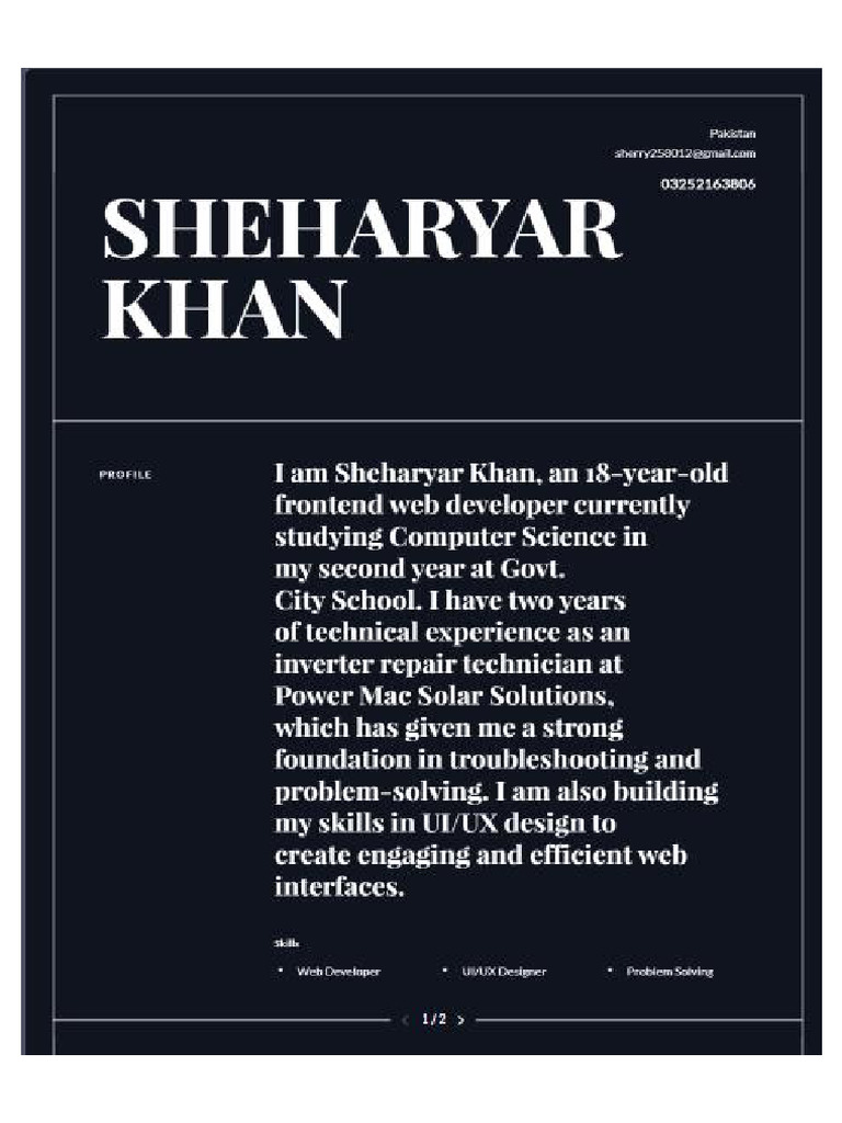 Resume1 (1) | PDF