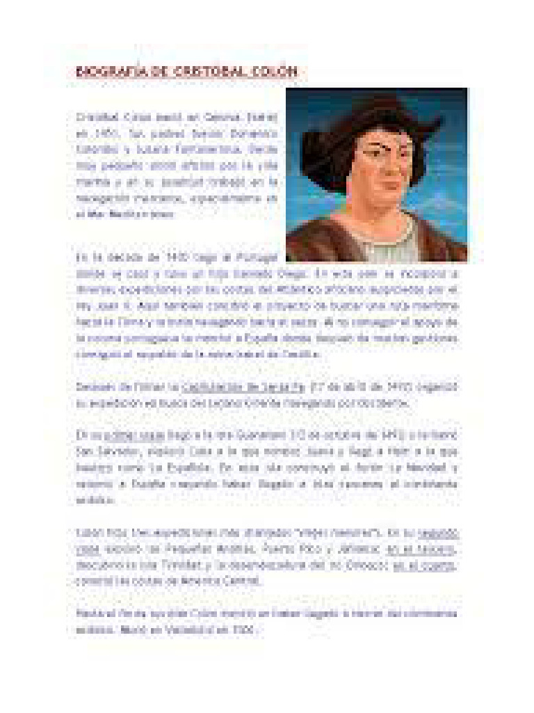 Cristóbal Colon | PDF
