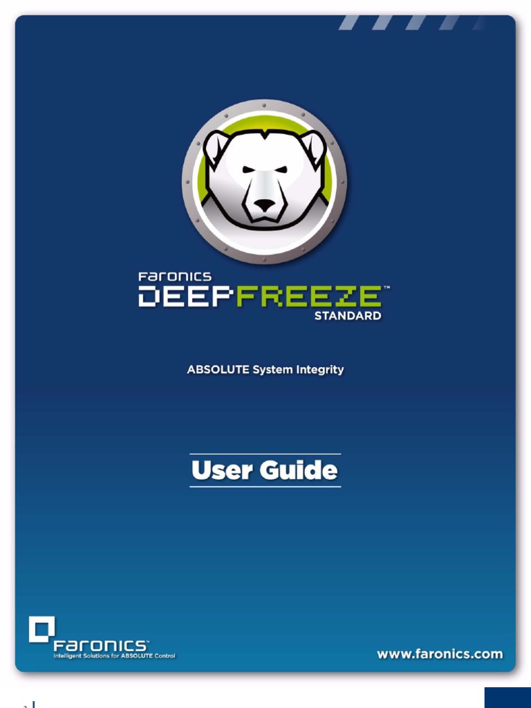 Deep Freeze Standard | Installation (Computer Programs) | Icon (Computing)