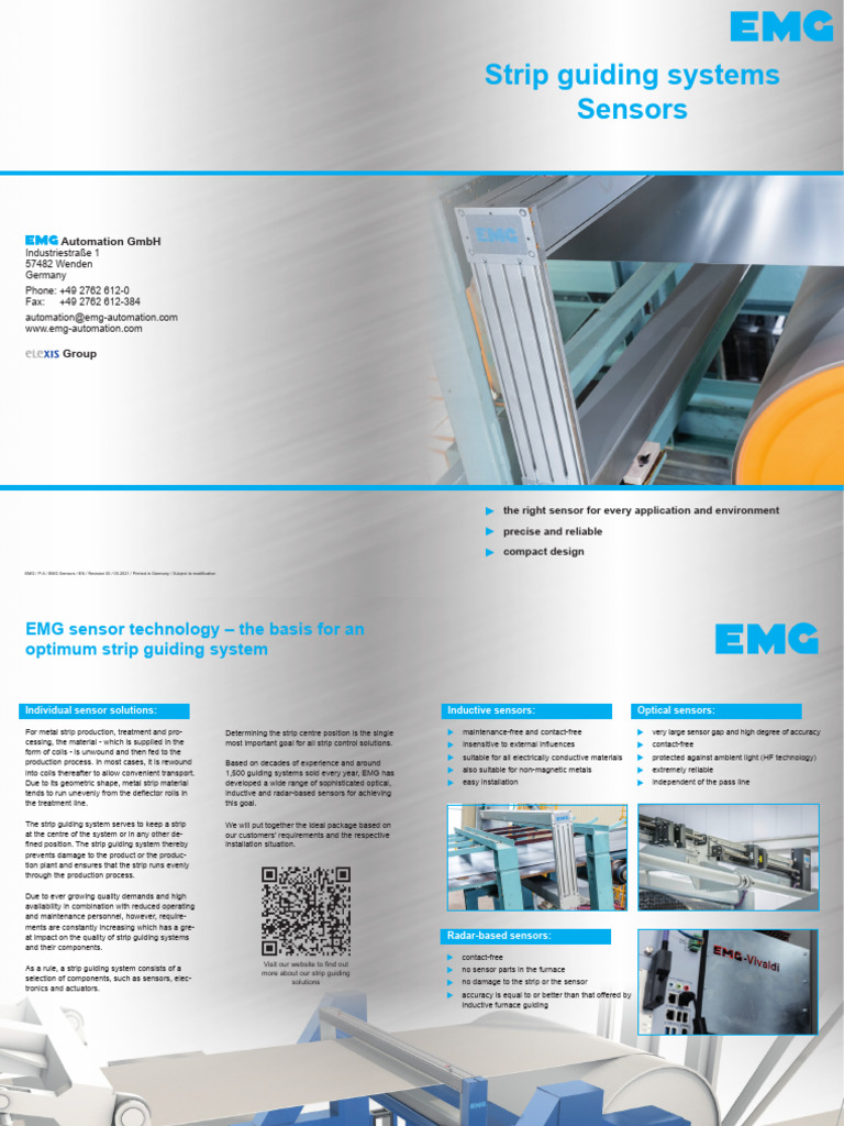 Brochure Sensors Rev00 052021 EN | PDF | Instrumentation | Sensor