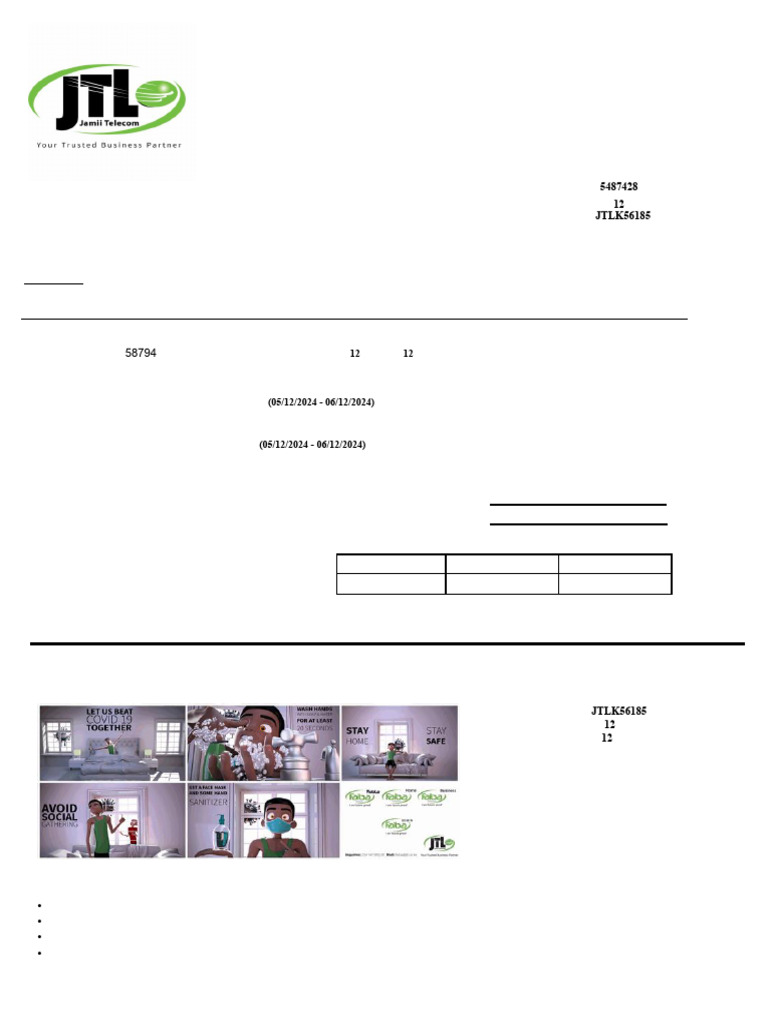 JTL FAIBA iNVOICE | PDF | Receipt | Invoice
